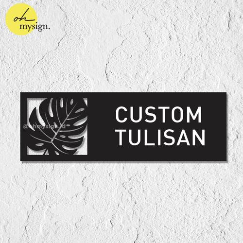Jual Custom Tulisan Ruangan Office Sign Board Acrylic UV Print Laser ...