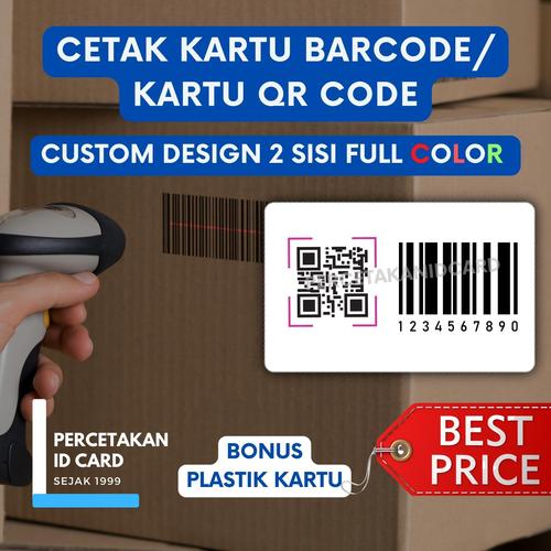 Jual Cetak Kartu Barcode / Cetak Kartu QR Code / ID Card Member Card ...