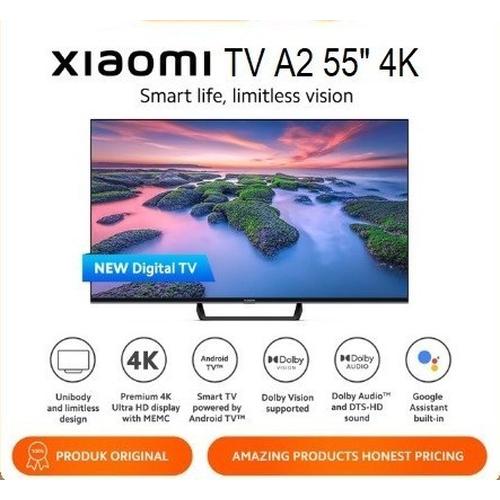 Jual Xiaomi 55 Inch TV A2 4K UHD Digital TV -Android TV -Garansi Resmi ...