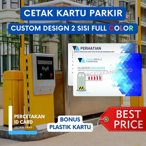 Jual Cetak Kartu Parkir / Kartu Tamu Visitor Pengunjung / Kartu Akses ...