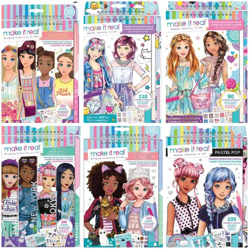Jual Make It Real : Fashion Design Sketchbook / Buku Sketsa Gambar ...
