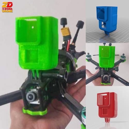 Jual Gopro Hero 8 Vertical Mount Case FPV Drone 3D Print - Hitam - Kota ...