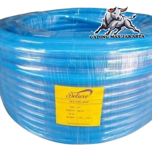 Jual Selang Air Dop Doff Elastis Deluxe 1/2 5/8 3/4 1" Inch 50 / 100 Meter - 1/2 Inch 100M ...