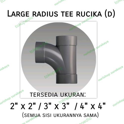 Jual Large radius tee Tee y yee Tee way 90 derajat 2" 3" 4" inch D ...