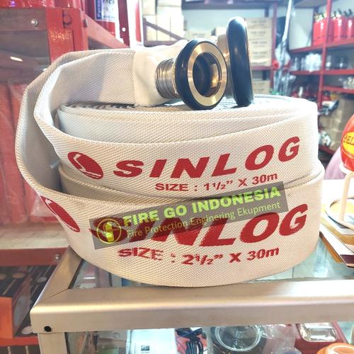 Jual Selang hydrant pemadam 2,5in x 20m fire hose kanvas machino ...