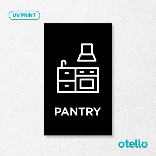 Jual Pantry Sign Board Akrilik Print Papan Nama Ruangan Label Ruang ...