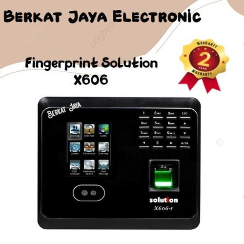 Jual Mesin Absen Fingerprint dan Face Solution X 606-S - Jakarta Barat ...