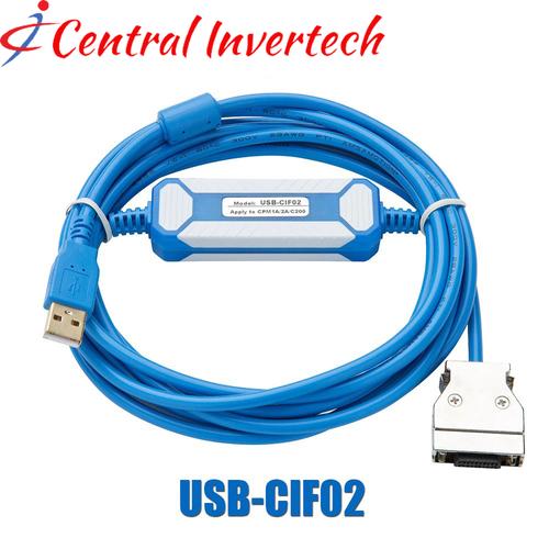 Jual AMSAMOTION USB-CIF02 For Omron PLC Series CQM1-CIF02 USB TO RS232 ...