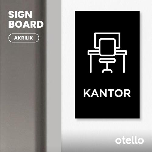 Jual Kantor Sign Board Akrilik Print Signage Acrylic Petunjuk Nama ...