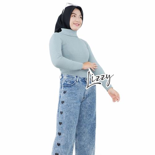 Jual LIZZY OUTFIT Basic Turtleneck - Navy - Kab. Bandung Barat ...