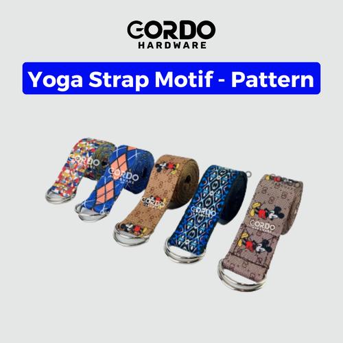 Jual Motif Yoga Strap / Yoga Belt ./ Yoga D ring / Tali Yoga Pilates ...