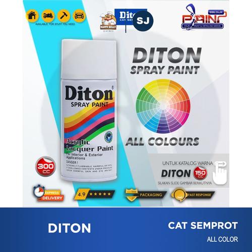 Jual Pilox DITON 300 ml Pilok Silver Black Flat White red Clear yellow ...