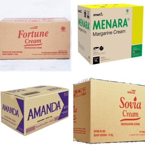Jual Aneka Margarine Cream murah 15kg ( Menara / Fortune / Amanda ) 15 ...
