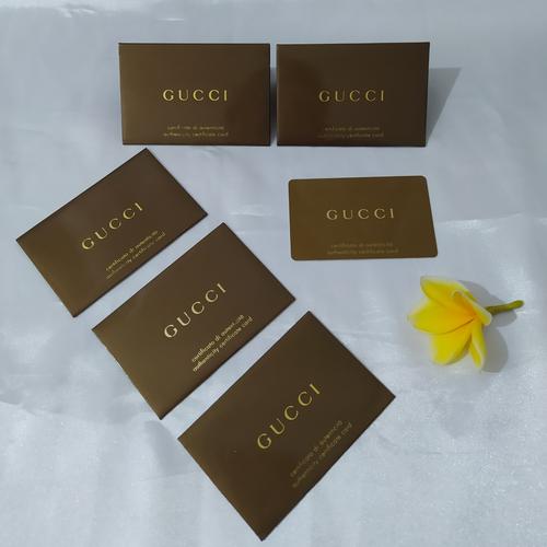 Jual Gucci Authentic Card/Gucci Card/Gucci Certificate Card - Kota ...