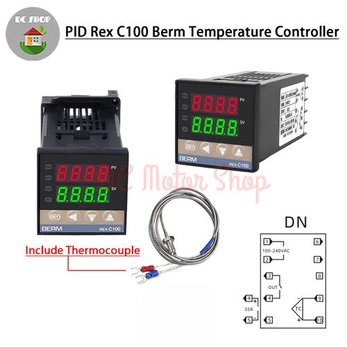 Jual PID Rex C100 Output Relay 10A Berm Temperature Thermocouple Controller - Jakarta Pusat - DC ...