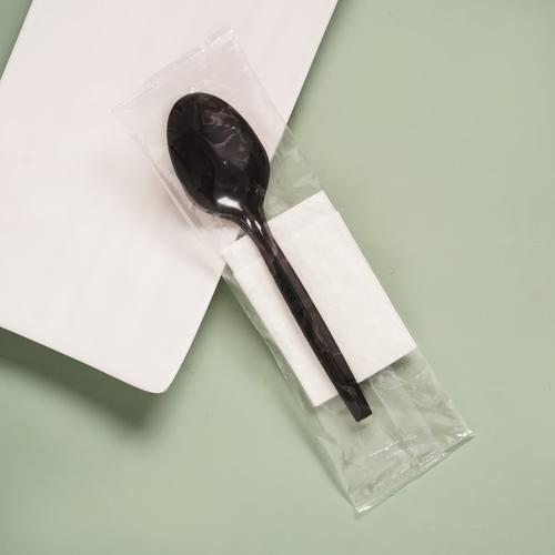 Jual Sendok Plastik Set isi Sendok Tisu Bungkus Transparan Tebal ...