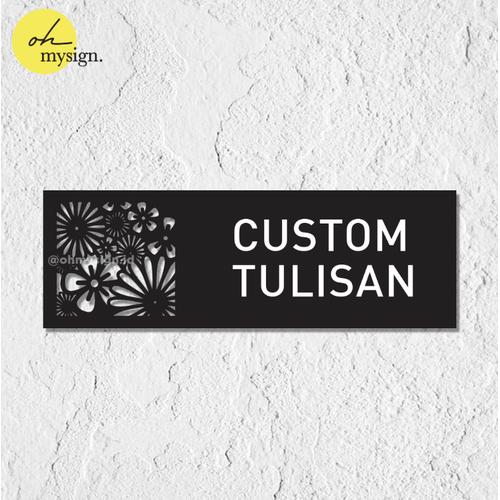 Jual Custom Tulisan Ruangan Office Sign Board Acrylic UV Print Laser ...
