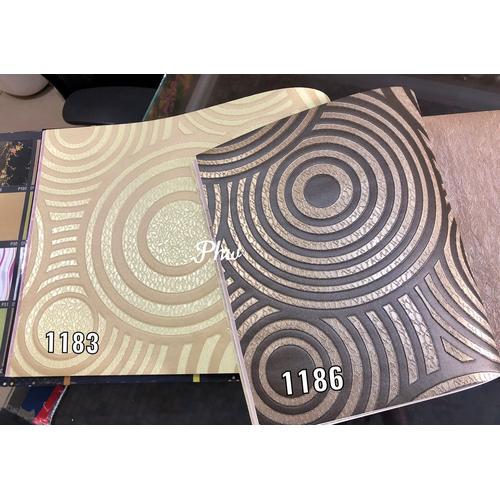 Jual WALLPAPER DINDING LINGKARAN BULAT COKLAT MINIMALIS LUX - Kota ...