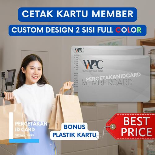 Jual Cetak Member Card / Kartu Anggota / Kartu Diskon / PVC Card Member ...