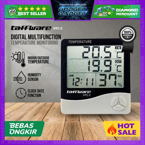 Jual Taffware Termometer HTC-2 Hygrometer Digital LCD Termometer ...