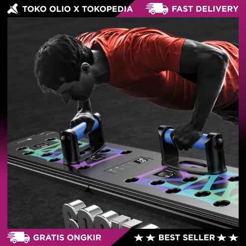 Jual Papan Alat Bantu Push Up Pushup Board Fitness Gym Training Counter ...
