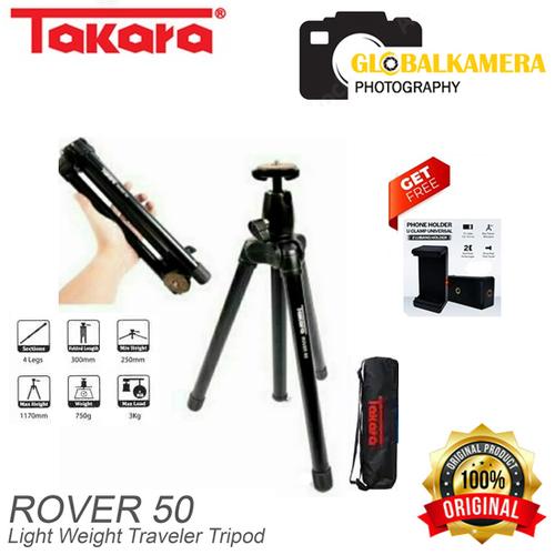 Jual Takara ROVER 50 Traveller Tripod for DSLR, Mirrorless Free Holder ...