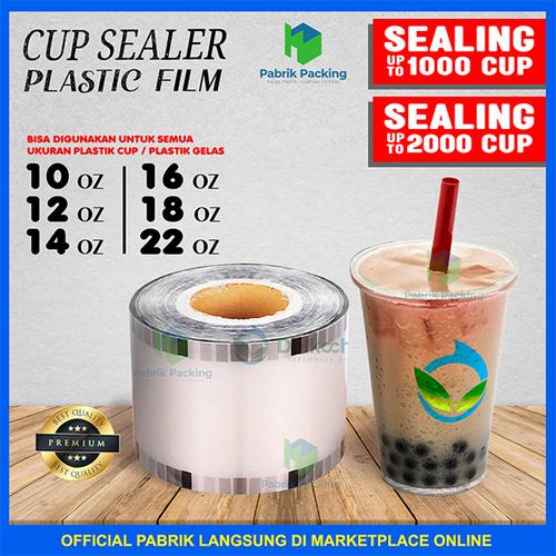 Jual Plastik Lid Cup Sealer Plastik Roll Tutup Gelas Seal Cup 1000-2000 ...