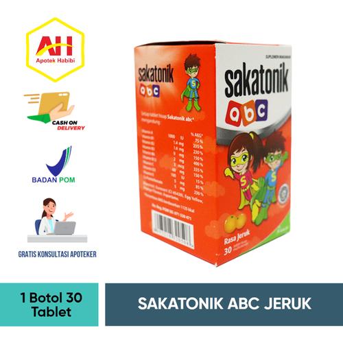 Jual SAKATONIK ABC Isi 30 tablet hisap Terdiri 4 Varian rasa - JERUK ...