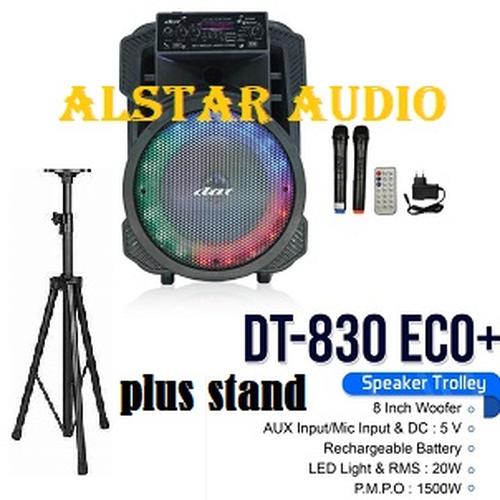 Jual speaker portable wireless dat DT 830/ dt830 original 8 inch ...