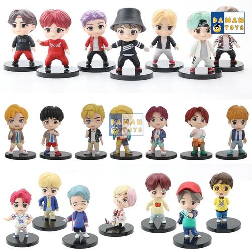 Jual BTS TINY TAN / FIGURE BTS MINI FIGURE /BTS KPOP PAJANGAN MINIATUR - Dance BT21 - Jakarta ...