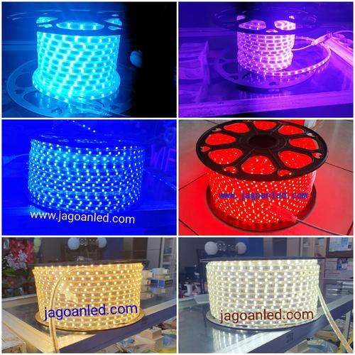 Jual LED Strip Selang 5050 220V Meteran Merah, Biru, Ice Blue, Ungu ...