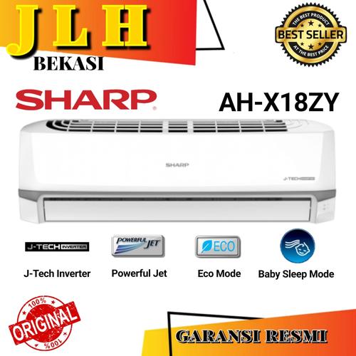 Jual AC SHARP AH - X 18 ZY AC 2PK INVERTER HARGA AH - X 18 ZY UNIT ONLY - Kab. Bekasi - JLH ...