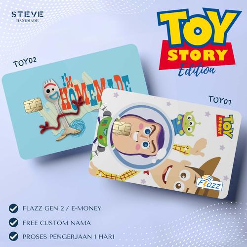Promo Flazz Gen 2 Emoney Mandiri Toy Story Custom Nama FG2006 EM2101 ...