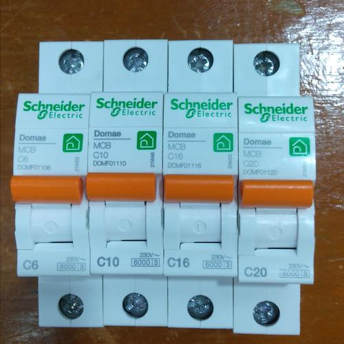 Jual MCB DOMAE 1phase 6a/10a/16a/20a/32a 6ka new schneider original - 6a - Jakarta Pusat - E ...