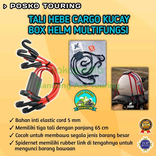 Jual Tali Hebe Cargonet Kucay Tali Jaring Box Motor Touring - Hitam ...
