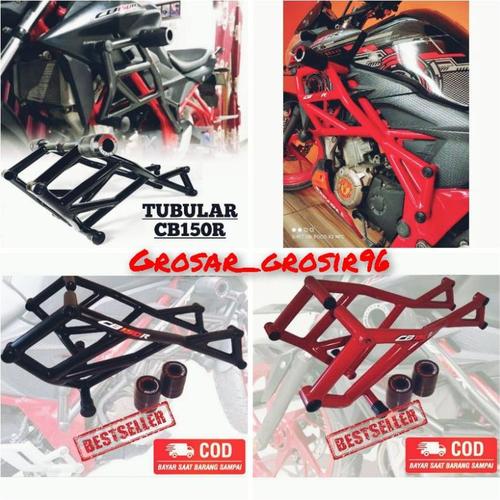 Jual [synam~part] Crashbar/tubular honda cb150r new dan cb150r old plus ...