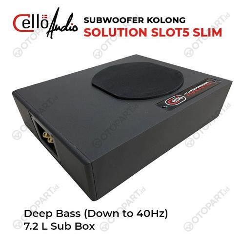 Promo Subwoofer Passive Kolong 5″ inch Cello SOLUTION SLOT5 SLIM - SUBWOOFER Cicil 0% 3x - Kota ...
