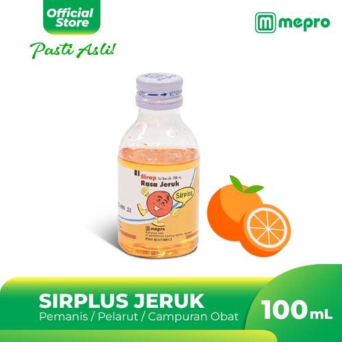 Jual SIRPLUS SYRUP JERUK - Pelarut / Pemanis / Campuran Obat - Kota ...