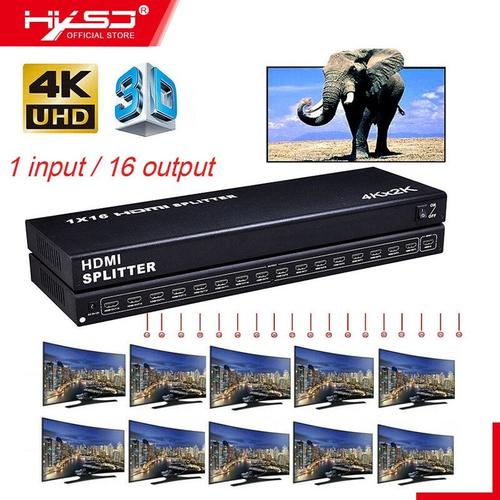 Jual HDMI Splitter 1x16 4K 2K 3D Full HD - HDMI Spliiter 16 port ...