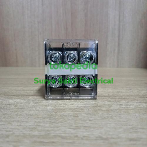 Jual Terminal Block Blok Unit Din Rail Type IN30 IN 30 / 3 Pole 50A ...
