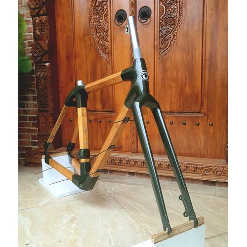Jual Frame Set Sepeda Bambu KOMODO Gravel / Touring by Arana Bike - S ...