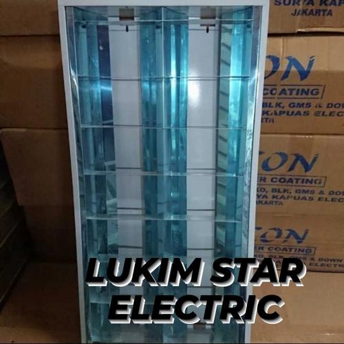 Jual KAP LAMPU RM 2X36/KAP LAMPU RM 2x16 SET LED 16W PHILIPS ECOFIT ...