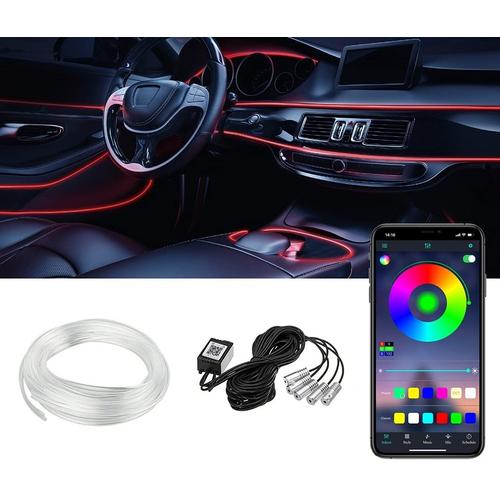 Jual Lampu Interior Mobil RGB Interior LED Laser Ambient Light Android ...