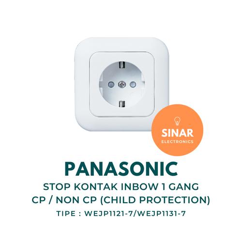 Jual Stop Kontak Inbow 1 Gang/Lubang CP PANASONIC WEJP1121-7/WEJP1131-7 ...