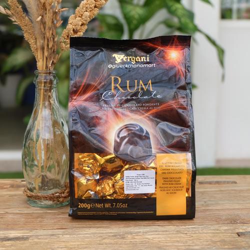 Jual Vergani Chocolate Rum 200gr - Cokelat Praline Krim Rum - Cokelat ...