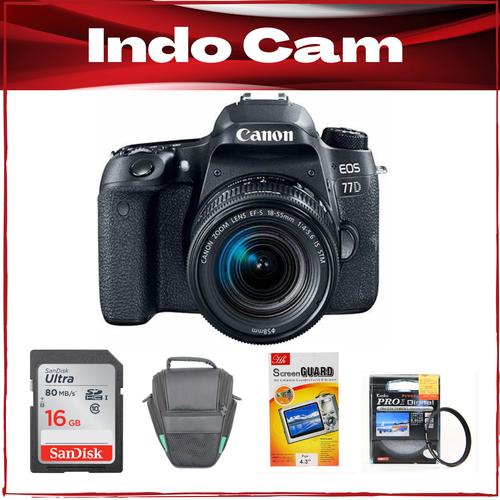 Jual CAMERA CANON EOS 77D KIT 18-55 STM / CANON 77D KIT 18-55MM - PAKET ...