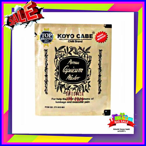 Jual koyo cabe sachet 10 lembar asli original - Jakarta Utara - KINOKI ...