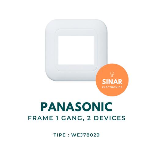 Jual Frame Saklar 1 Gang, 2 Device PANASONIC WEJ78029| Wide Series ...