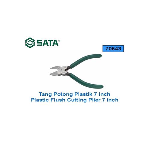 Jual Tang Potong Plastik 7" - Plastic Flush Cutting Plier 70643 SATA ...
