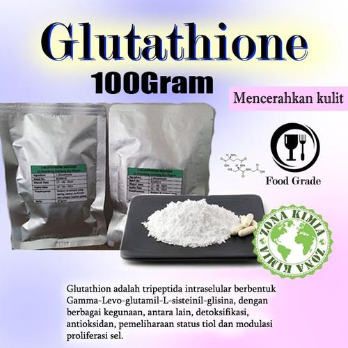 Jual Glutathione Powder 100 gram - Gluta Bubuk - Gluta Powder Murni ...